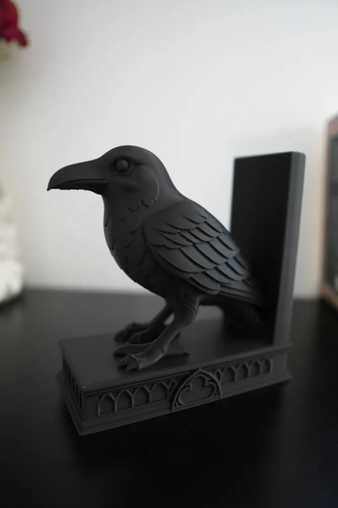 Gothic Raven Bookends Crow Book End Gothic Home by Akshan_Designs ...