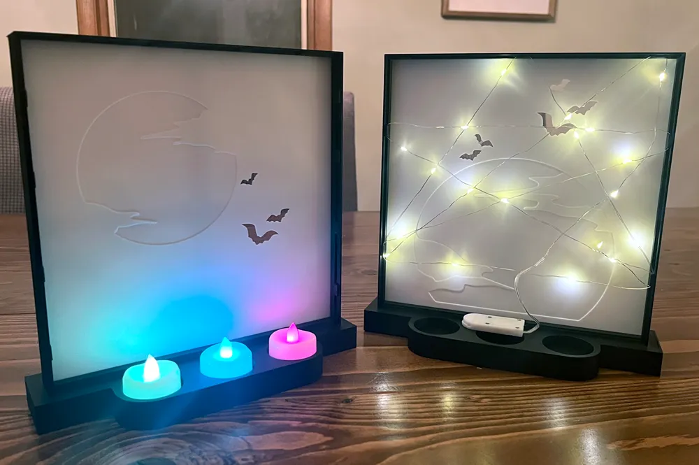 Christmas Window LED Light-up Scene by SH Designs - MakerWorld