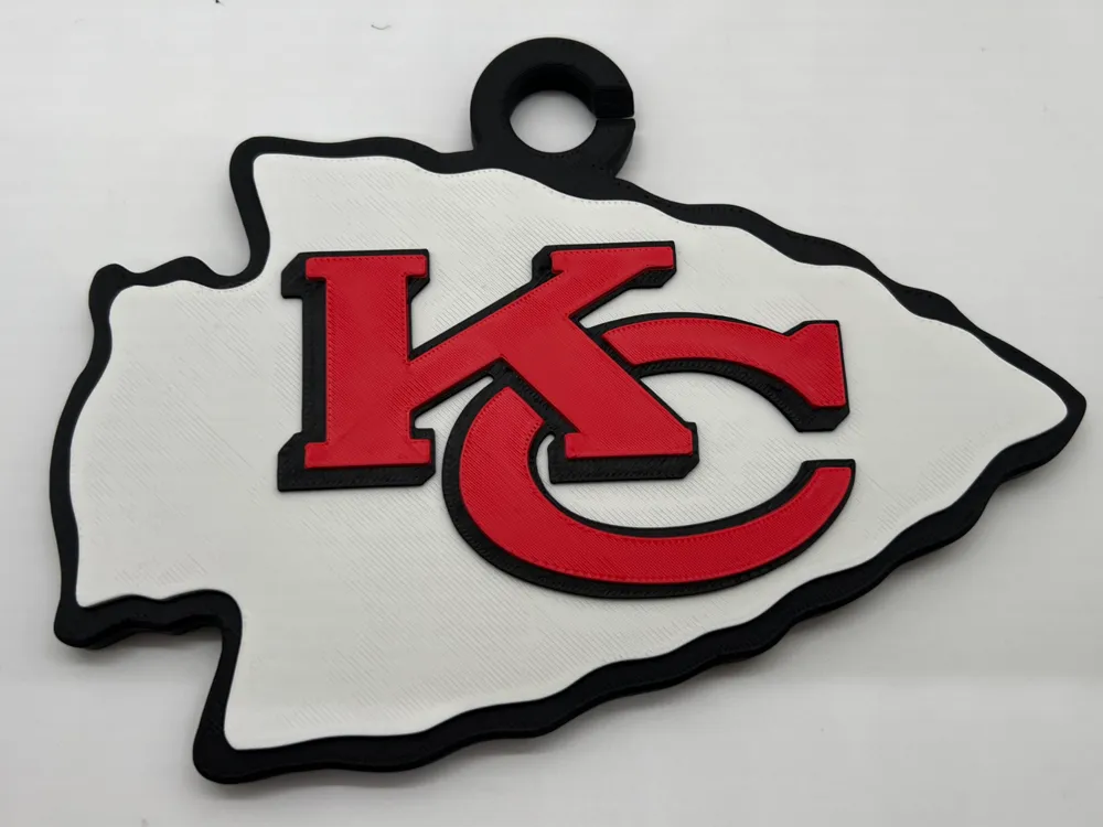 Kansas City Chiefs Oversized Chain - Free 3D Print Model - MakerWorld
