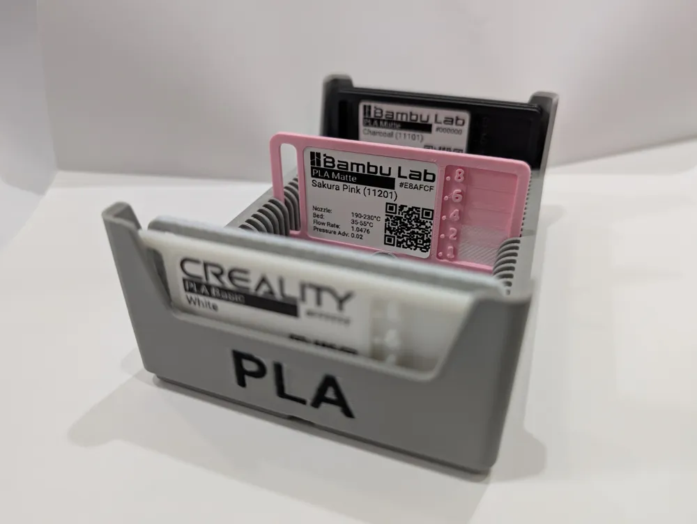 Gridfinity Filament Swatch Bin 2x3x6 Stackable - Free 3D Print Model ...