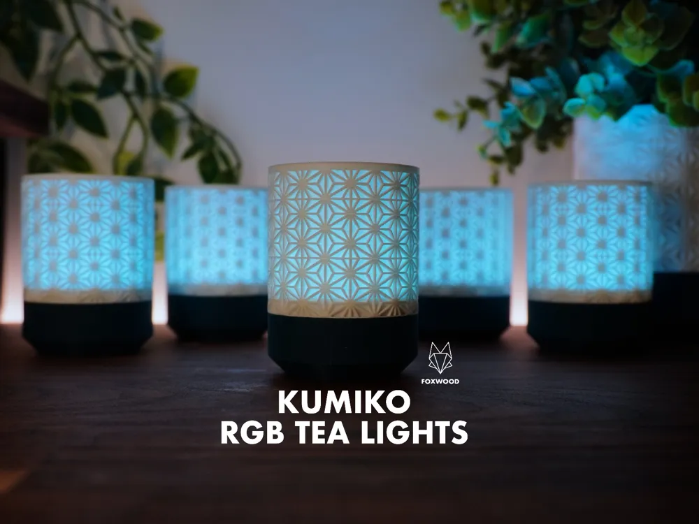 Kumiko RGB Tea Lights By Foxwood by Foxwood - MakerWorld