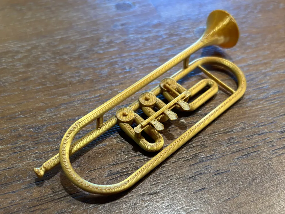 Rotary Valve Trumpet - Free 3D Print Model - MakerWorld