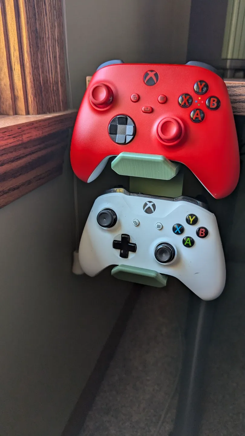 Dual Xbox Controller Holder Desk Mount Remixed by user_964330319 ...