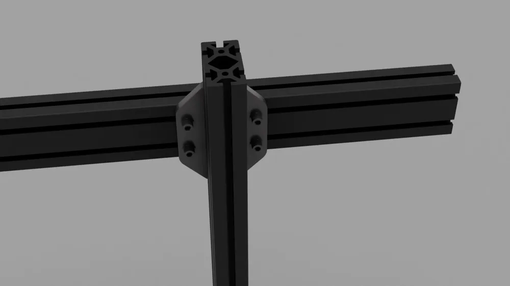 4080 Aluminum Cross Adapter Plate - Free 3D Print Model - MakerWorld