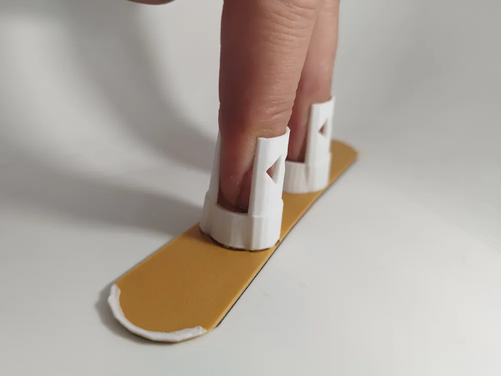 finger's snowboard by savoyard3d - MakerWorld