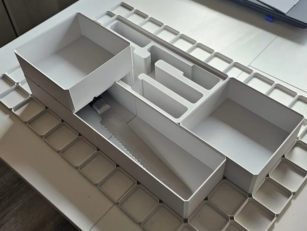 Gridfinity Kitchen Knife Box for Campers by DerHerman MakerWorld ...