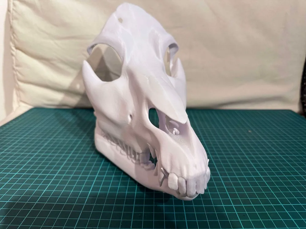 Monster Skull Mask Remixed by Marius MakerWorld: Download Free 3D Models