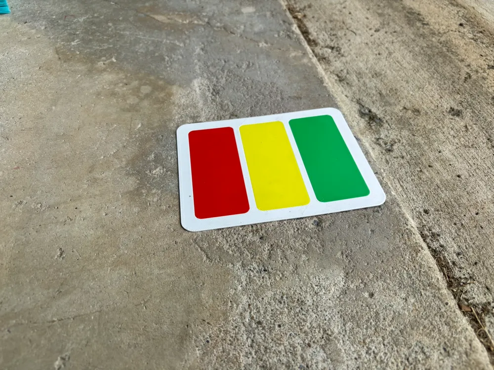 Parking assist sign for precise parking in garage by RandomSmith ...