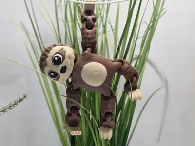 Articulated Hanging Sloth by 3D URSA MakerWorld: Download Free 3D Models