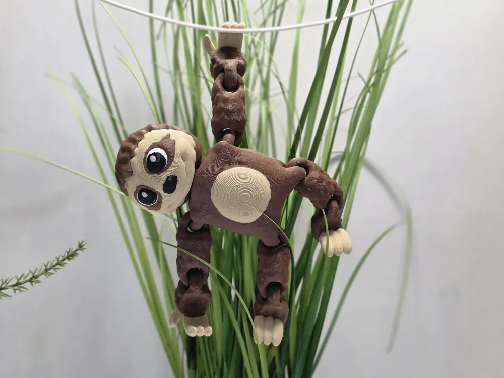 Articulated Hanging Sloth by 3D URSA MakerWorld: Download Free 3D Models