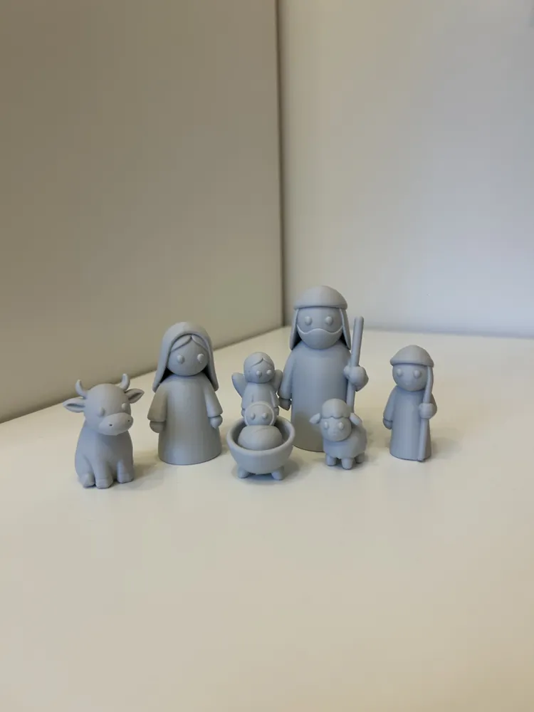 Extended Nativity Set 2.0– 3D Printed Christmas - Free 3D Print Model ...