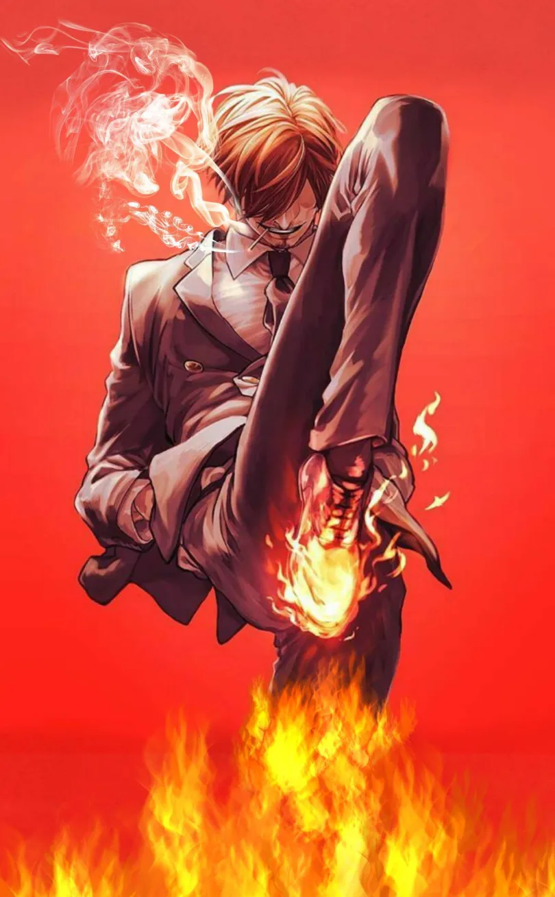 Sanji Fire leg (one piece) by Heath - MakerWorld