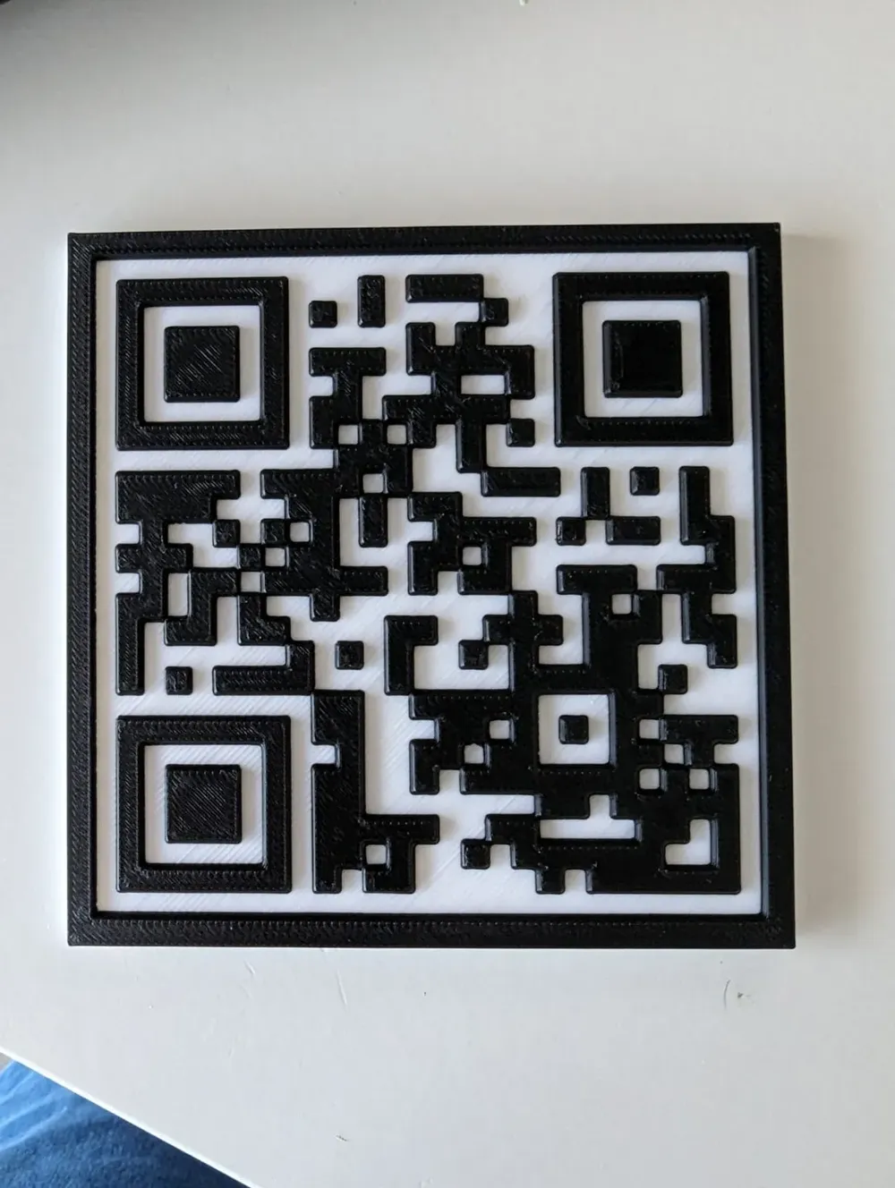 Surprise QR coaster (Rickroll) by Alex.M - MakerWorld