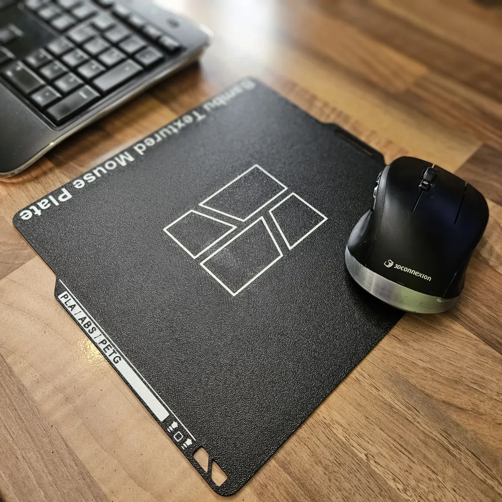 Bambu Lab X1 Carbon Build Plate Mouse Pad - Free 3D Print Model ...