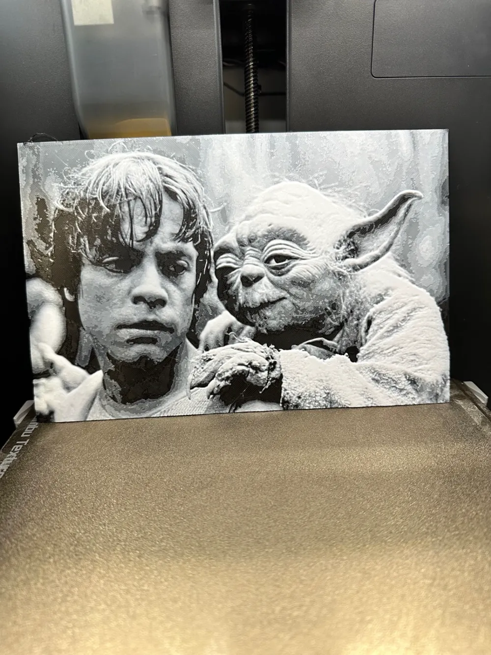 Luke & Yoda starwars hueforge by loloboss83 - MakerWorld