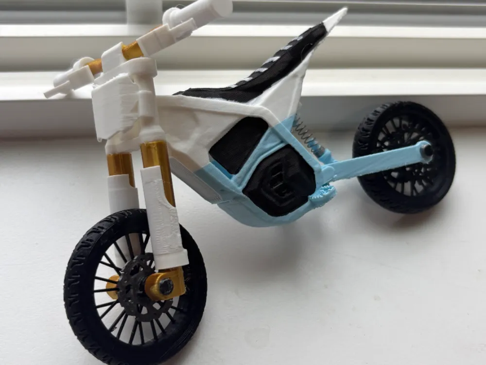 Mini Yozma IN 10 (Electric Dirt Bike) - Free 3D Print Model - MakerWorld