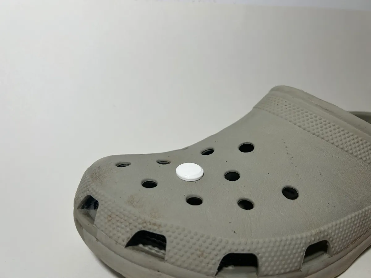 Croc Charm Base - Free 3D Print Model - MakerWorld