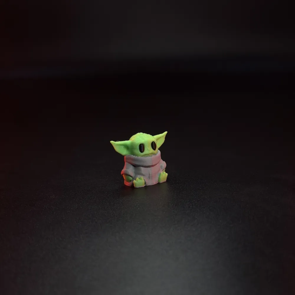 Mandalorian & Baby Yoda Mini figure - Free 3D Print Model - MakerWorld
