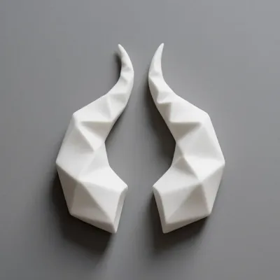 Monster Horns - Free 3D Print Model - MakerWorld