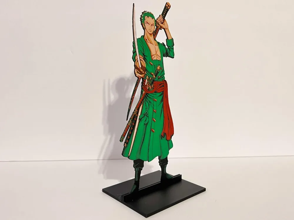 One Piece:Roronoa Zoro 1/10th Scale Bookmark/Décor by 3djdMakerWorld ...