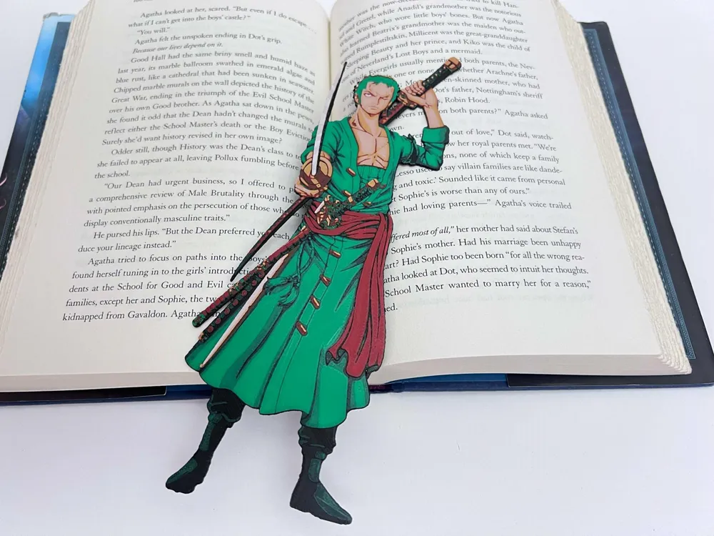 One Piece:Roronoa Zoro 1/10th Scale Bookmark/Décor by 3djd MakerWorld ...
