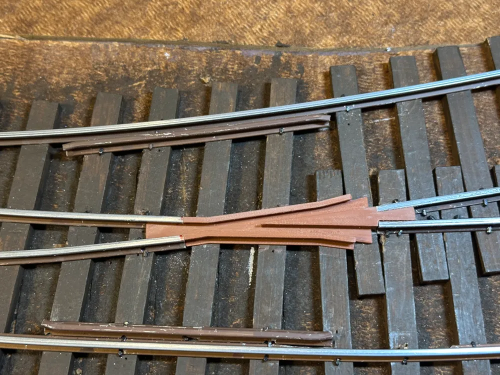 Model Railroad Frogs code 250 rail G Gauge Turnout by John E - Indoors ...