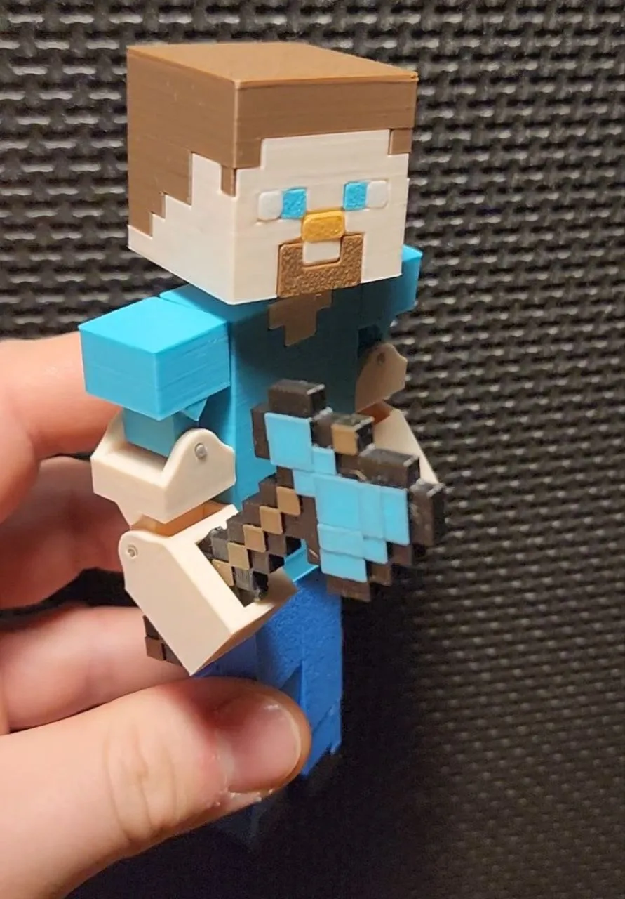 Steve Minecraft da MakeBeGreat MakerWorld: Scarica Modelli 3D Gratuiti