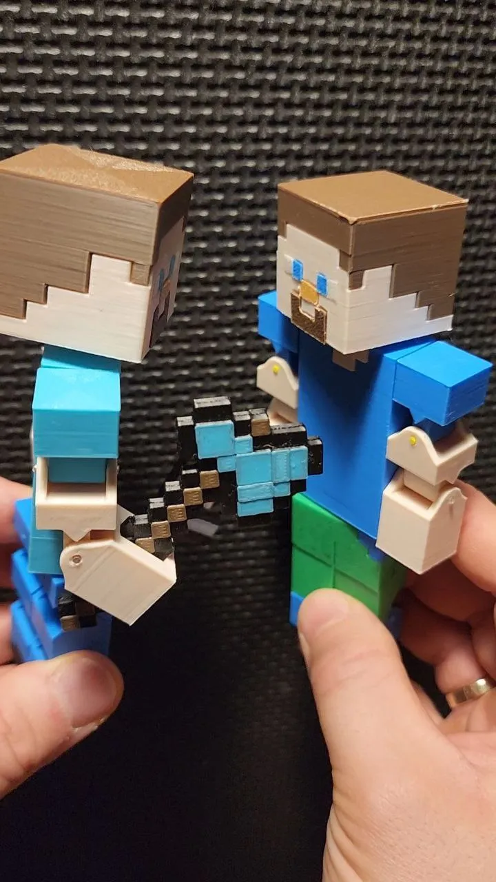 Steve Minecraft by MakeBeGreat MakerWorld: Download Free 3D Models