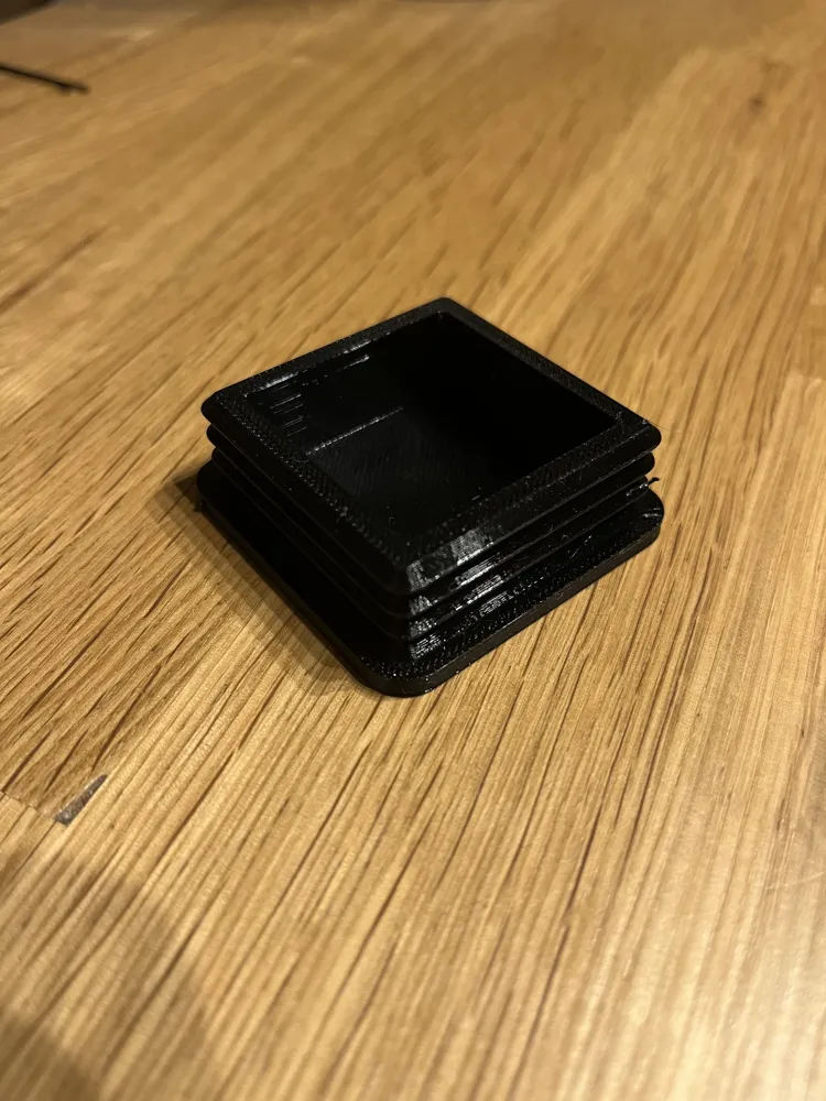 Square tube end cap 50x50x3mm - Free 3D Print Model - MakerWorld