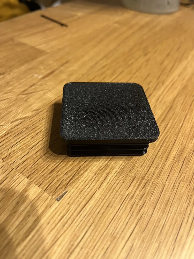 Square tube end cap 50x50x3mm - Free 3D Print Model - MakerWorld