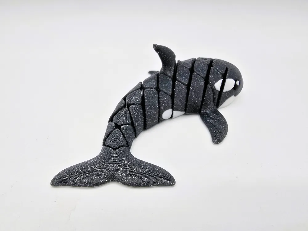 Flexi Orca Whale - Free 3D Print Model - MakerWorld