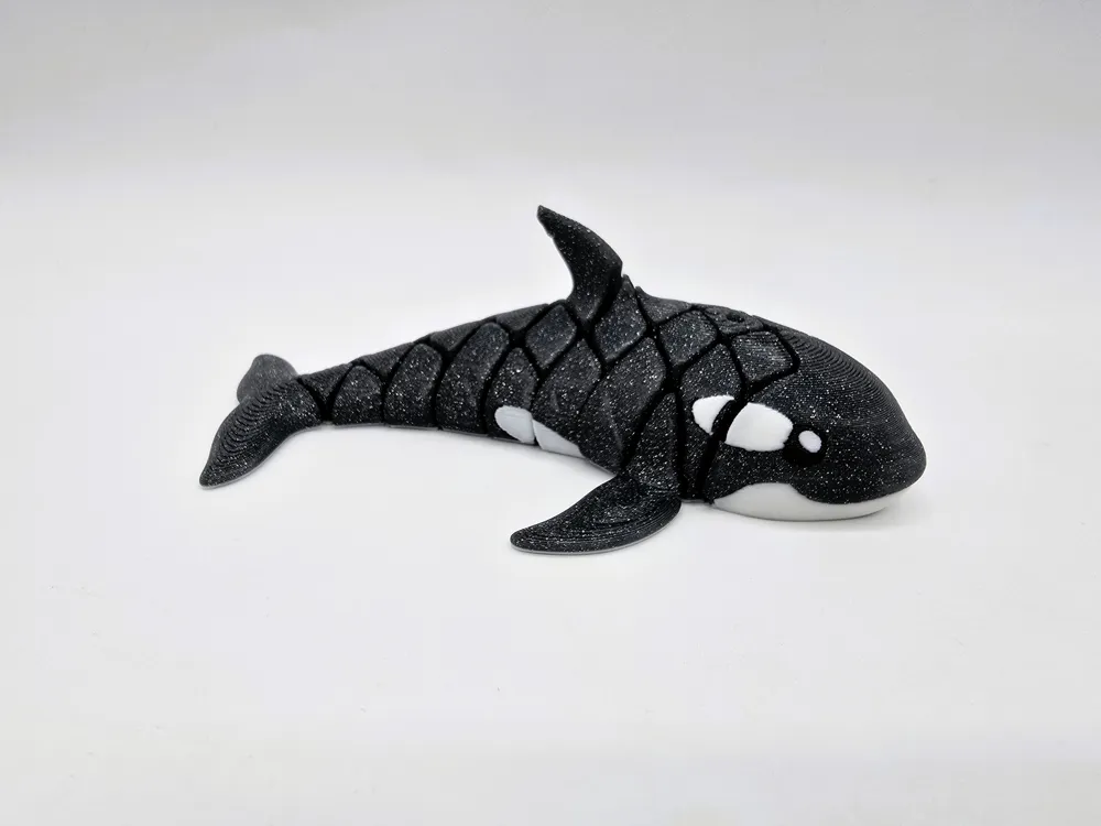 Flexi Orca Whale - Free 3D Print Model - MakerWorld