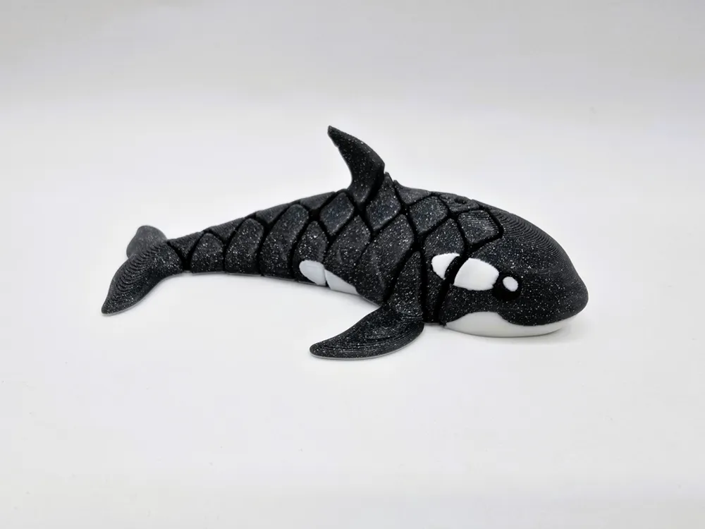 Flexi Orca Whale - Free 3D Print Model - MakerWorld