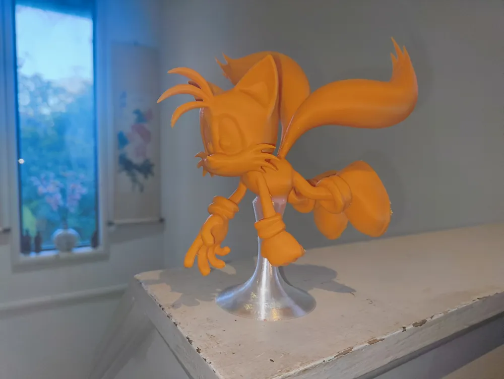 Tails (Sonic the Hedgehog) is flying with a stand by Jangyy MakerWorld ...