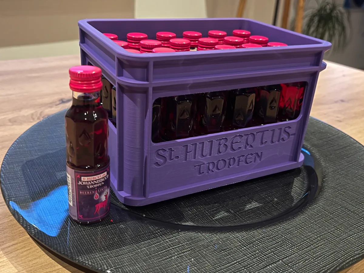 Hubertus Hubi Box, Schnapps Box. Stackable by Ölbergprint MakerWorld ...