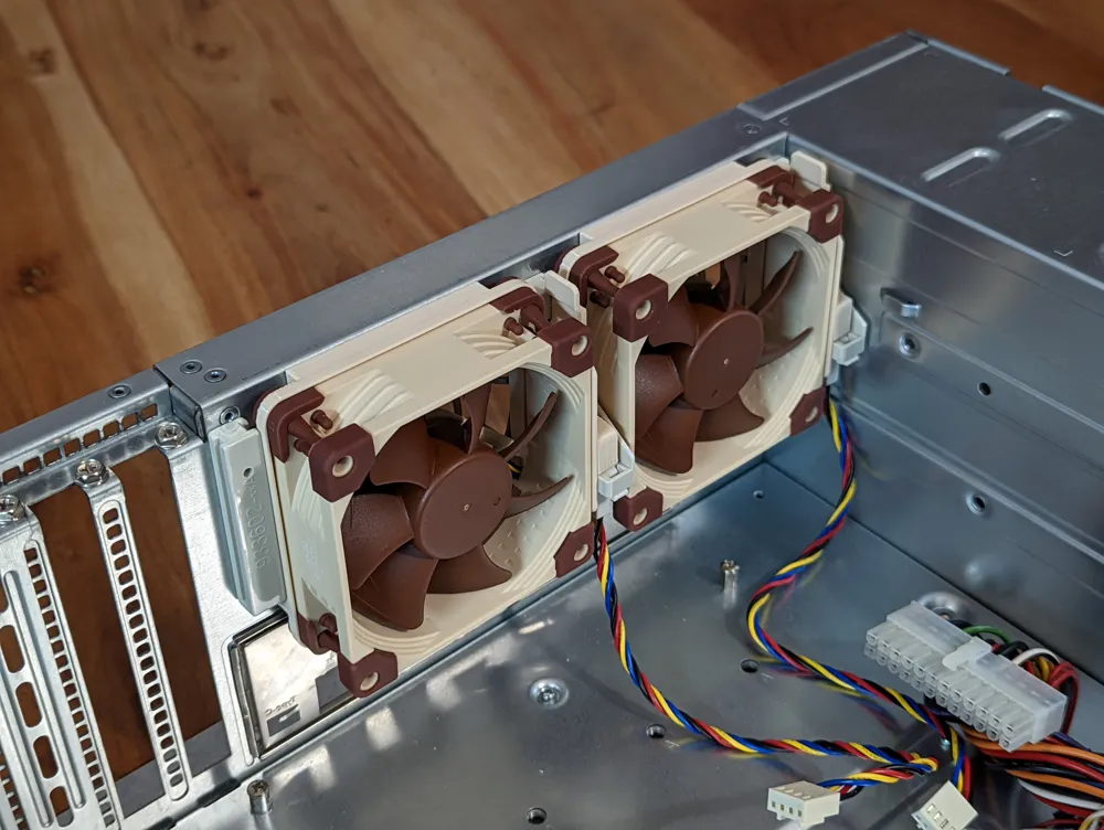 Supermicro Rear Noctua Hot Swap Fan by LayerCake - MakerWorld
