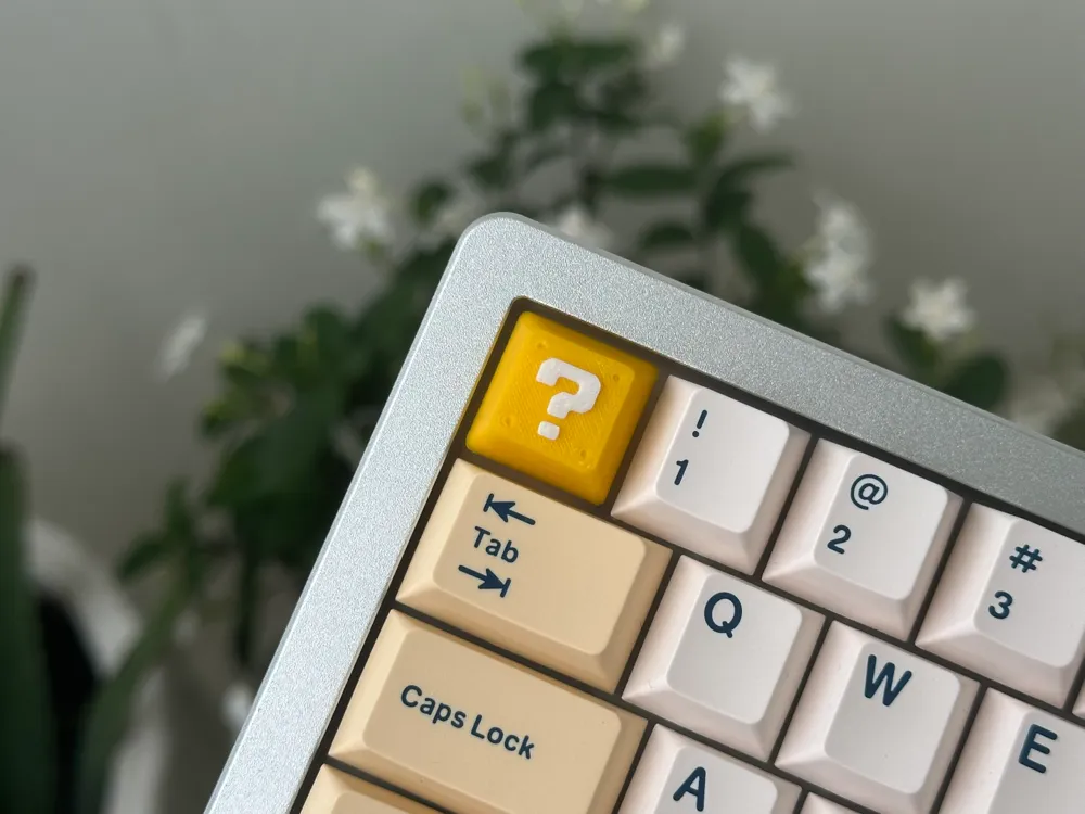 Mario Question Block Keycap by just8n MakerWorld: Download Free 3D Models