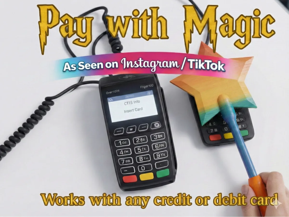Tap to Pay magic credit card wand - Star - Free 3D Print Model - MakerWorld