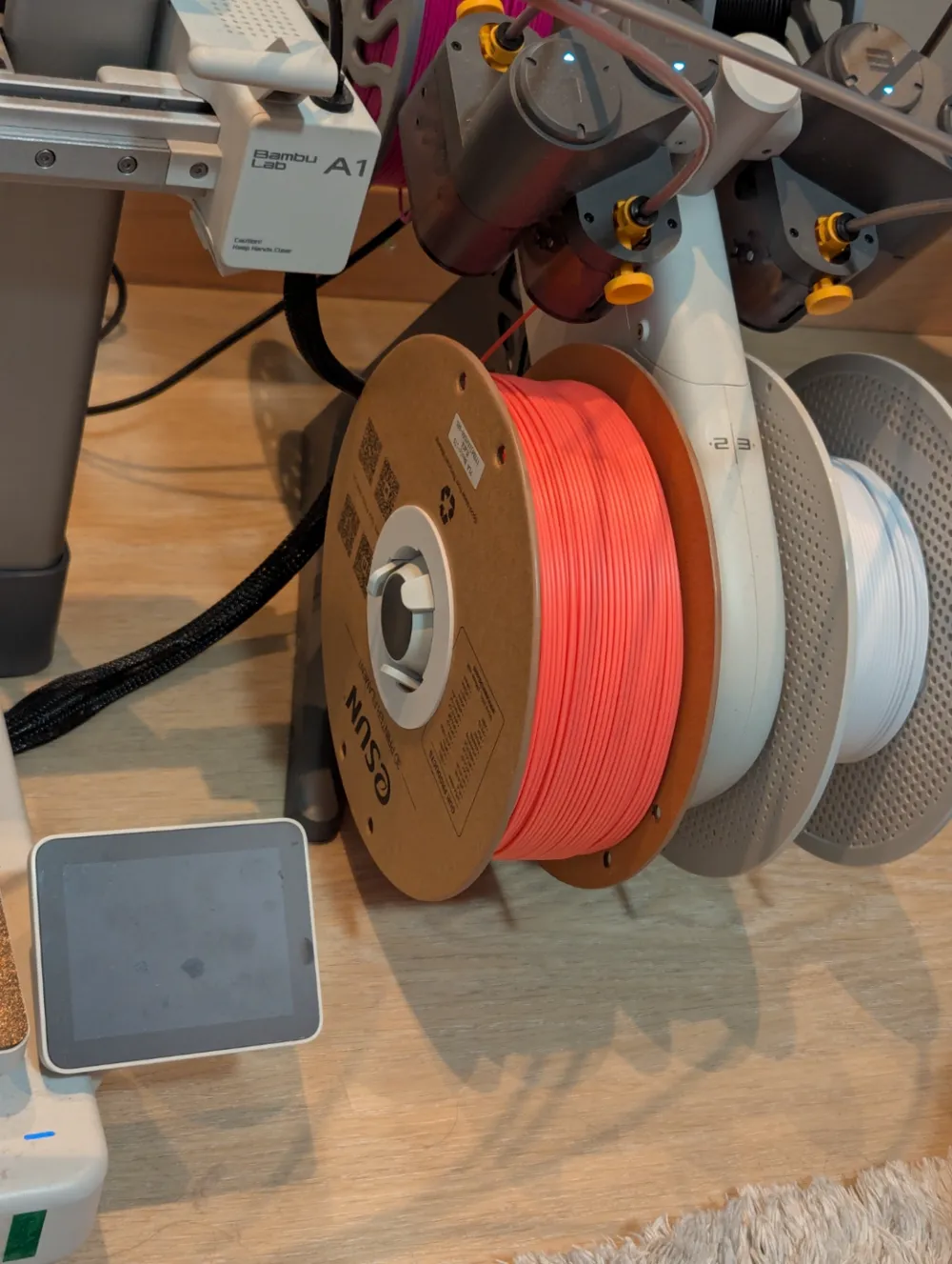 Reusable cardboard spool (AMS lite compatible) - Free 3D Print Model ...