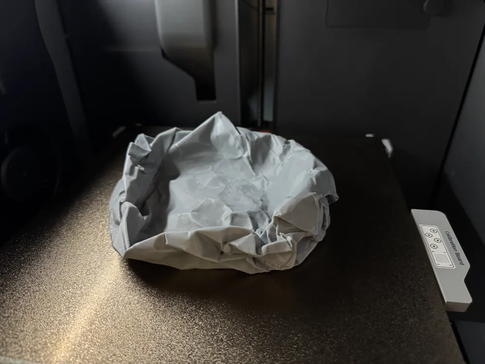 Crumbled Paper Bowl by HpInvent MakerWorld: Download Free 3D Models