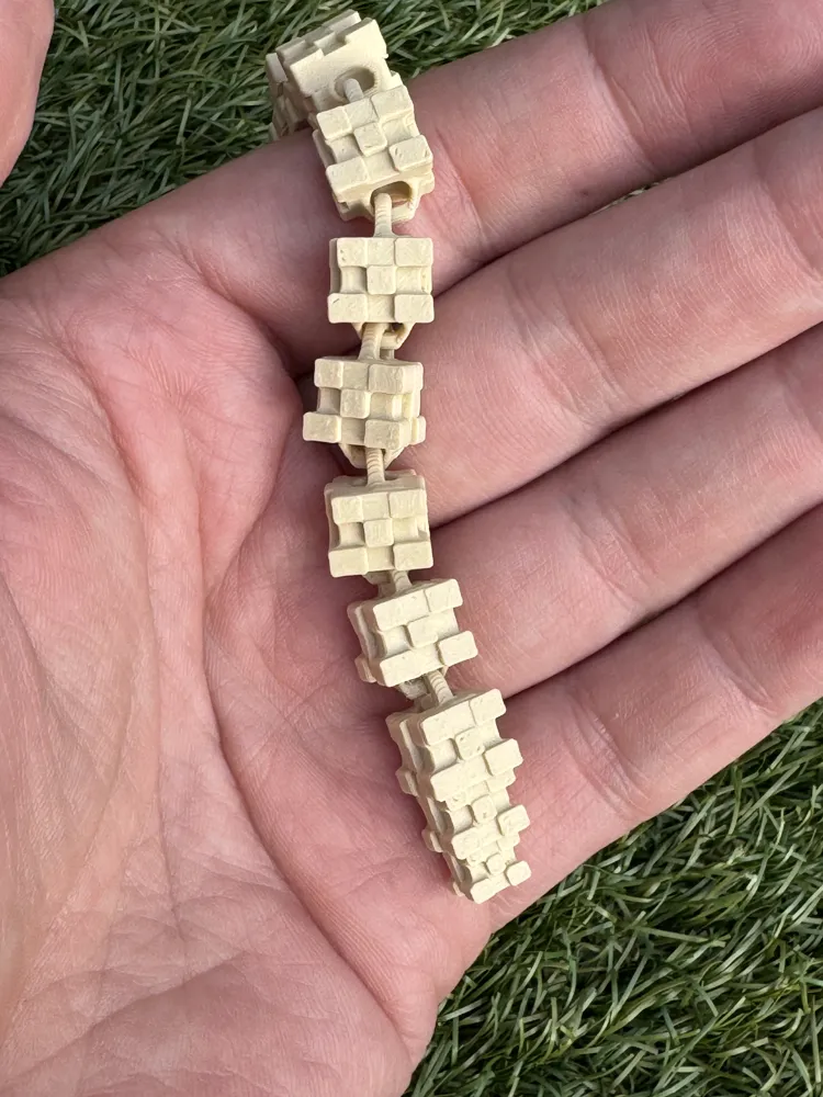 Articulated Minecraft Skeleton Spine and Skull by Paulies Prints ...