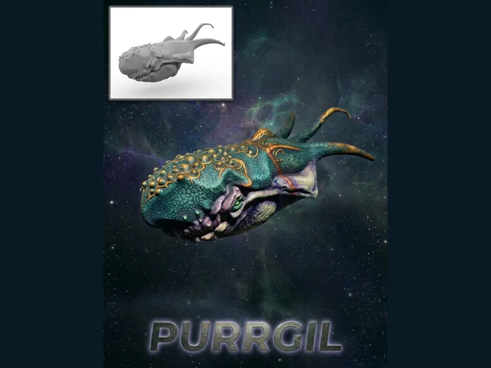 Star Wars Purrgil (Space Whale) - Free 3D Print Model - MakerWorld