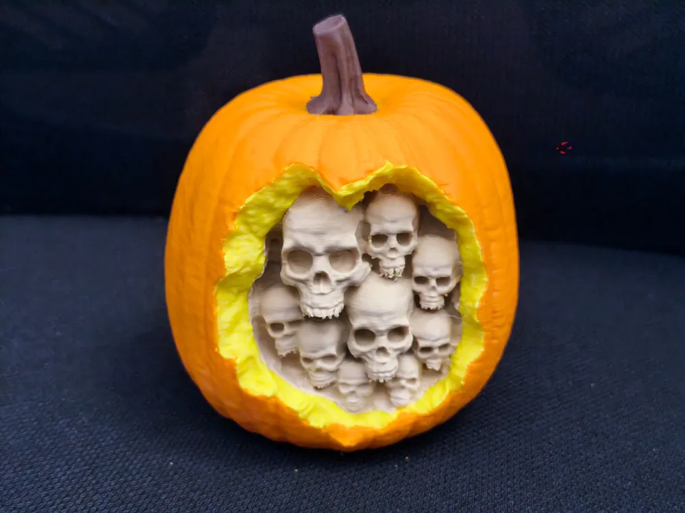 The Cursed Pumpkin - Halloween UPDATE - Free 3D Print Model - MakerWorld