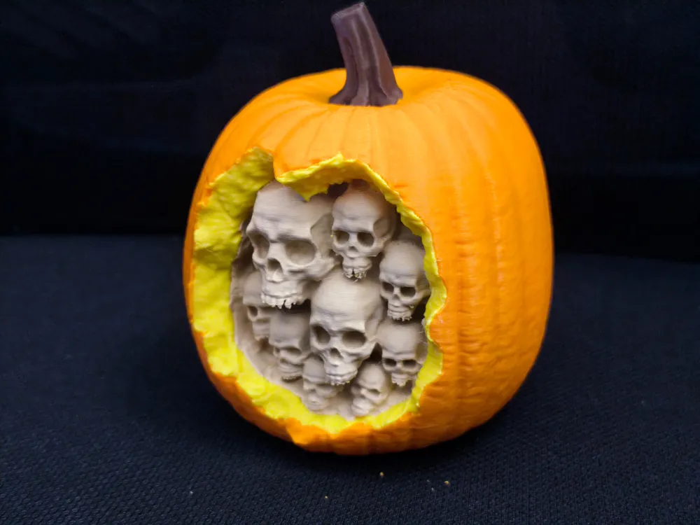 The Cursed Pumpkin - Halloween UPDATE - Free 3D Print Model - MakerWorld