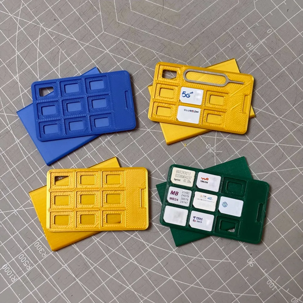 nano sim box SIM card storage box Remixed by mantou MakerWorld ...