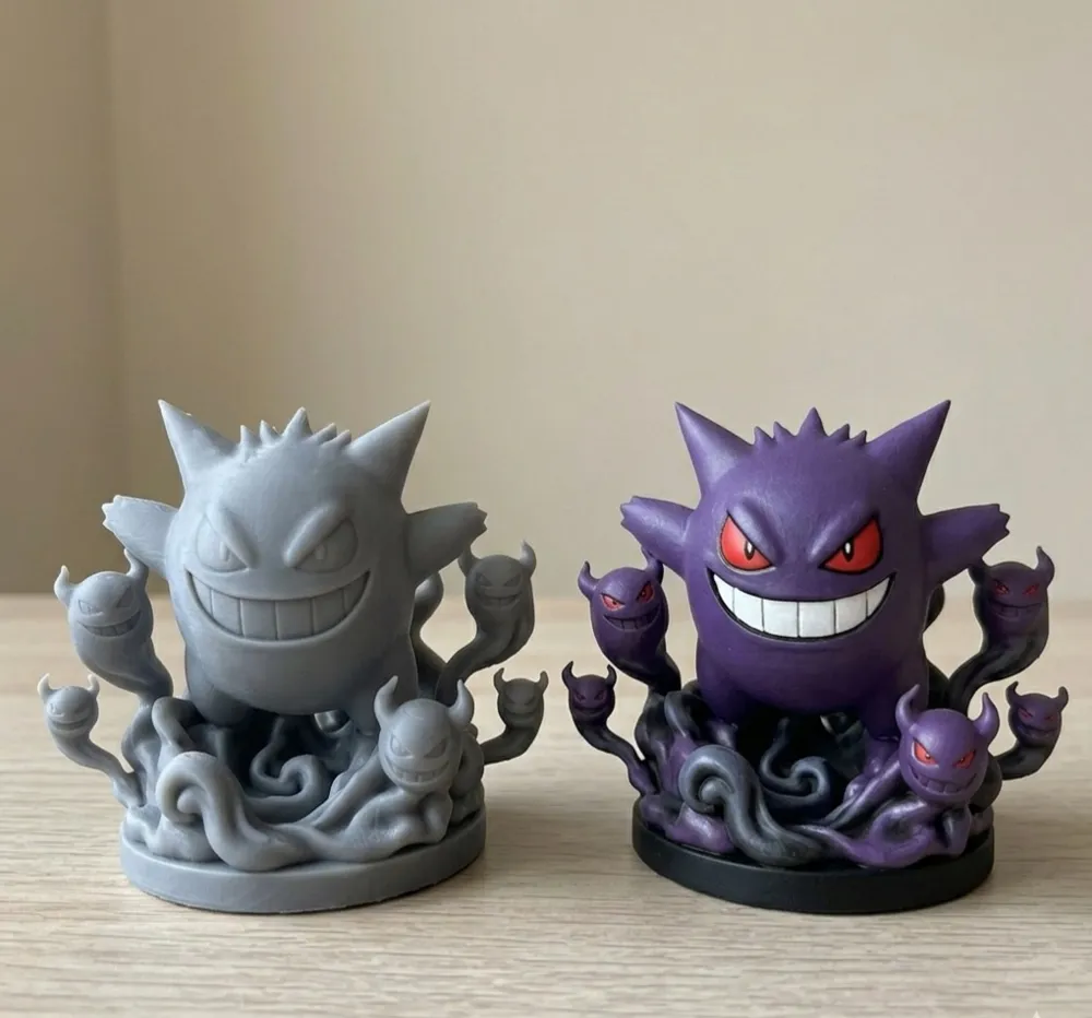 Pokemon [#094] Gengar - Free 3D Print Model - MakerWorld