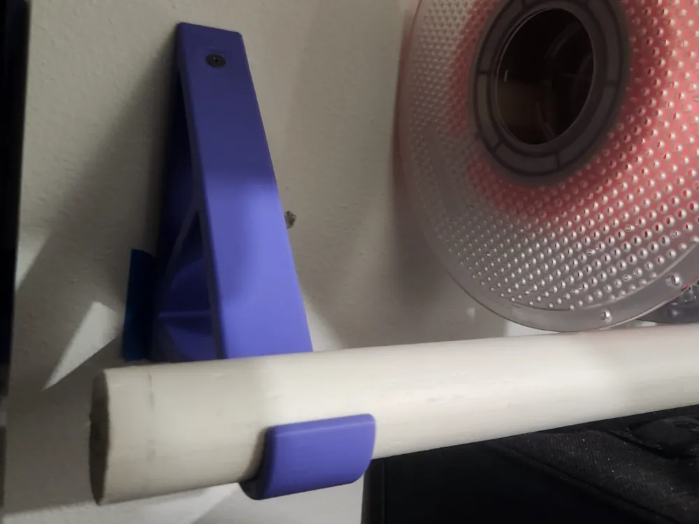 Spool Filament Wall Bracket Holder for Closet Pole by ...