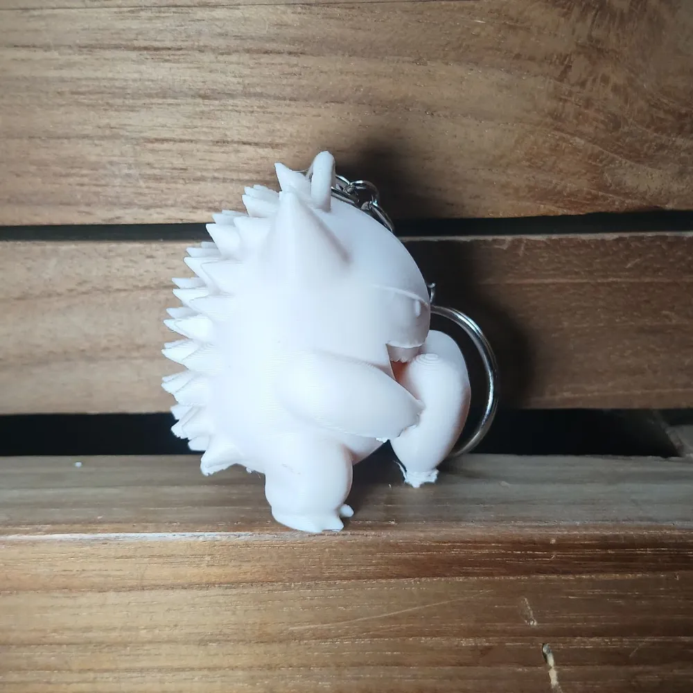 Gengar with Heart Keychain – Valentine’s Day - Free 3D Print Model ...