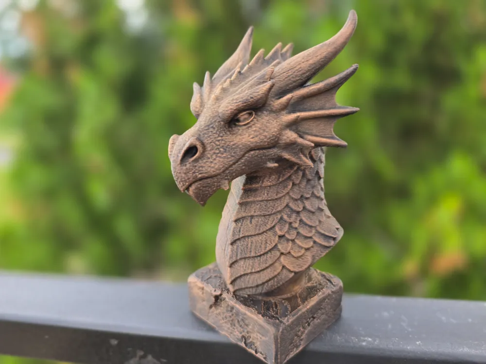 DRAGON BUST by Messy_Panda MakerWorld: Download Free 3D Models