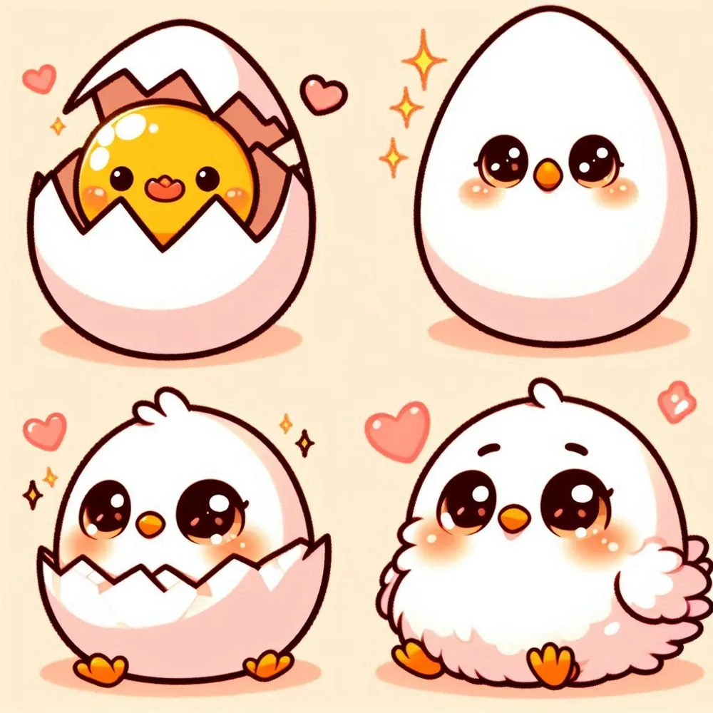 Cute Chickens Hatching 3D Puzzle - Free 3D Print Model - MakerWorld